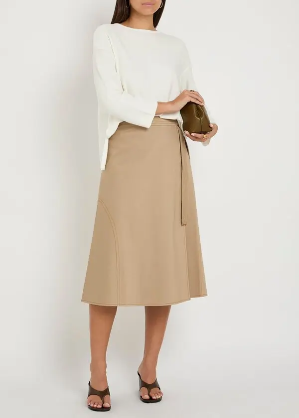 Max Mara Locusta Stretch-cotton Jumper - White