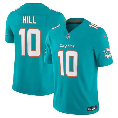 Nike Tyreek Hill Miami Dolphins Vapor F.u.s.e. Limited Jersey - Aqua