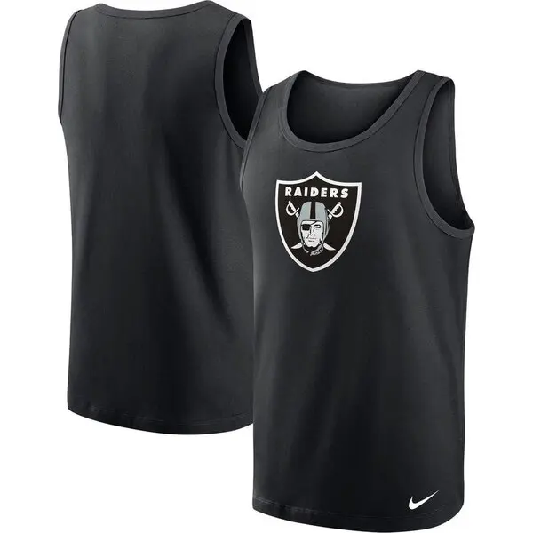 Nike Las Vegas Raiders Tri-blend Tank Top - Black