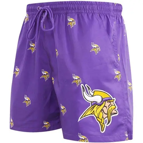 PRO STANDARD Minnesota Vikings Allover Print Mini Logo Shorts
