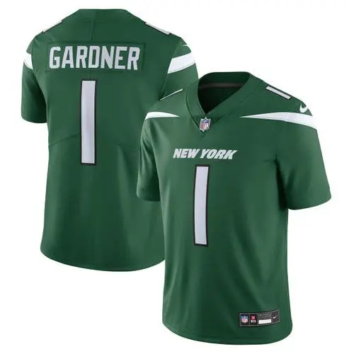 Nike Ahmad Sauce Gardner Gotham New York Jets Vapor Untouchable Limited Jersey - Green