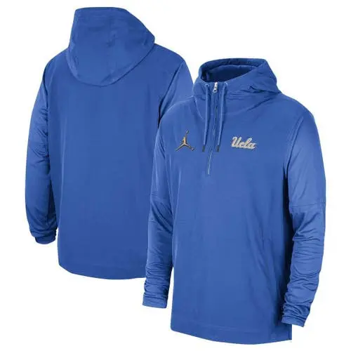 JORDAN BRAND Ucla Bruins Player Half-zip Jacket - Blue