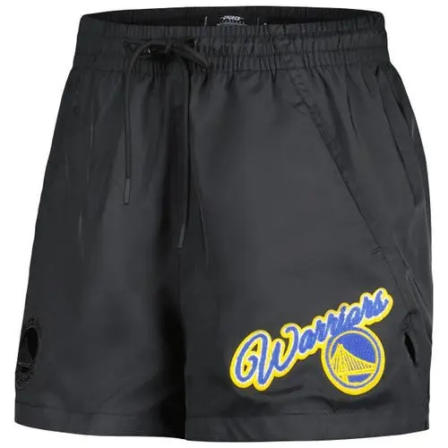 PRO STANDARD Golden State Warriors Script Woven Shorts