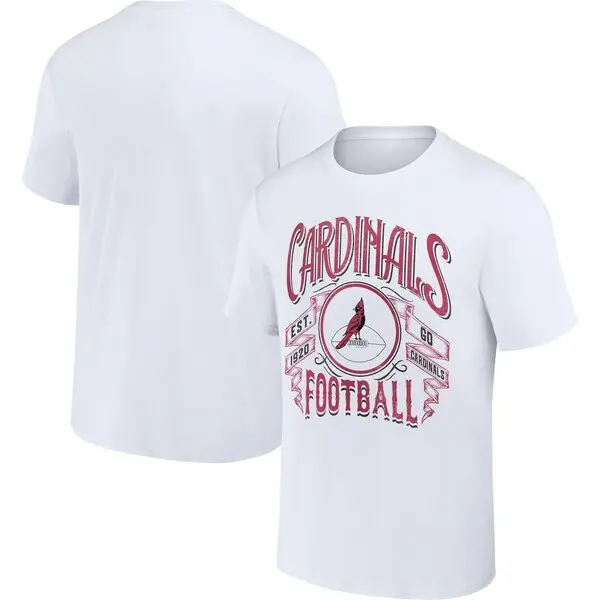 NFL X DARIUS RUCKER Collection Fanatics Arizona Cardinals Vintage Football T-shirt - White