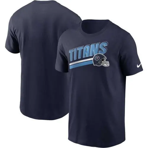 Nike Tennessee Titans Essential Blitz Lockup T-shirt - Navy