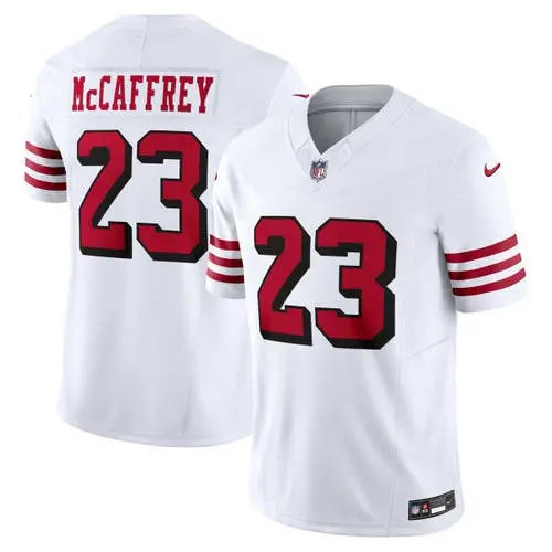 Nike Christian Mccaffrey San Francisco 49ers Vapor F.u.s.e. Limited 2nd Alternate Jersey - White
