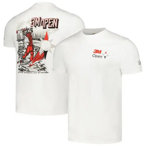 BARSTOOL GOLF 3m Open T-shirt - White