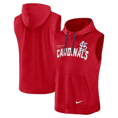Nike St. Louis Cardinals Athletic Sleeveless Hooded T-shirt - Red