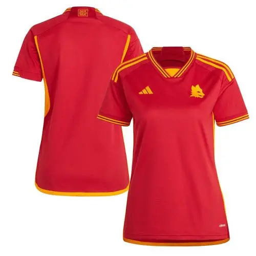 Adidas As Roma 2023/24 Home Replica Jersey - Red