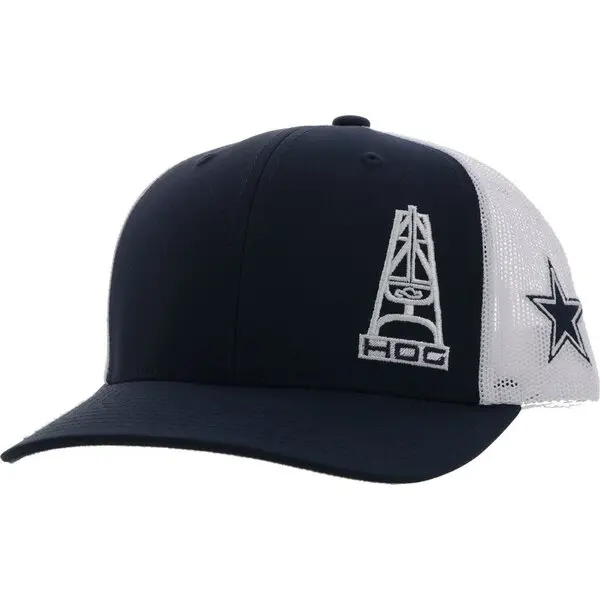 HOOEY Dallas Cowboys Hog Trucker Snapback Hat - Navy