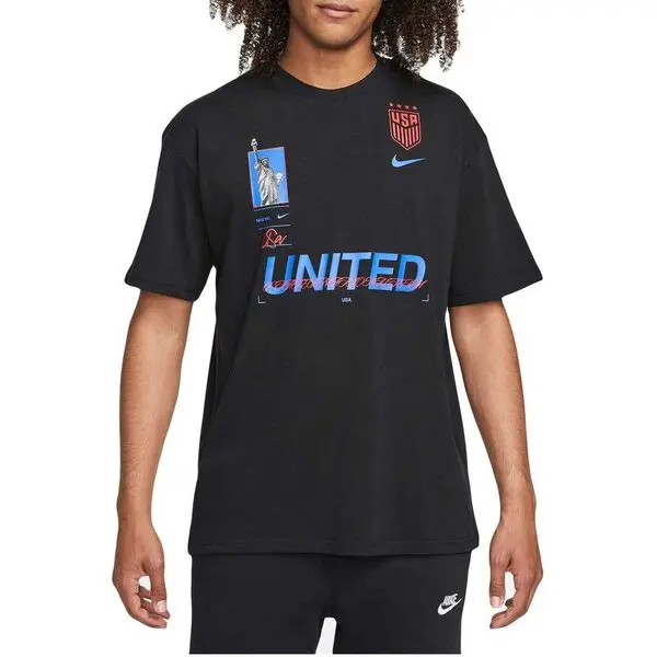 Nike Uswnt Original Max90 T-shirt - Black