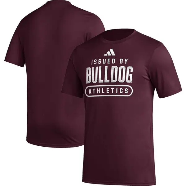 Adidas Mississippi State Bulldogs Aeroready Pregame T-shirt - Maroon