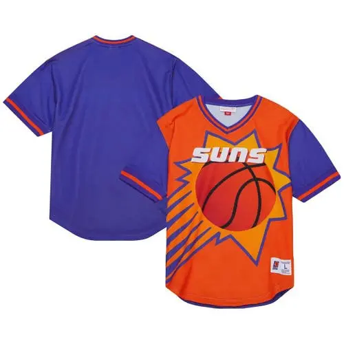 Mitchell & Ness Phoenix Suns Jumbotron 3.0 Mesh V-neck T-shirt