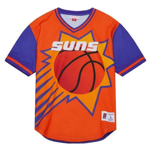 Mitchell & Ness Phoenix Suns Jumbotron 3.0 Mesh V-neck T-shirt