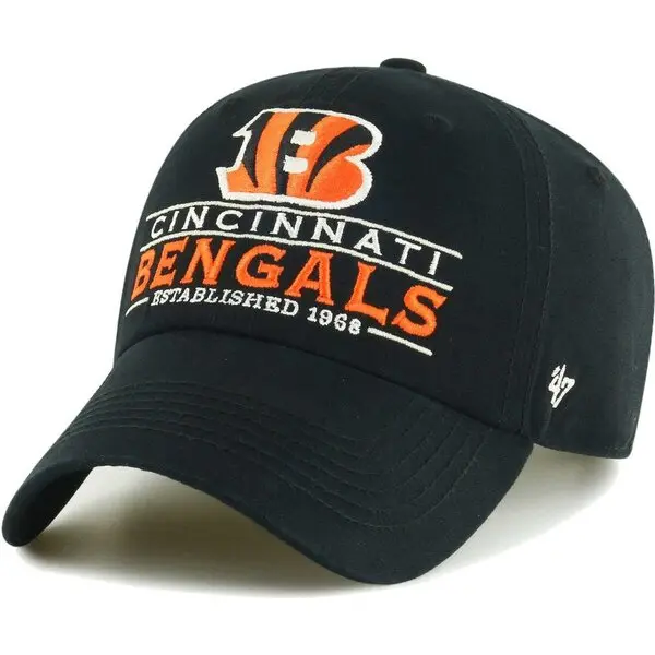 '47 Cincinnati Bengals Vernon Clean Up Adjustable Hat - Black