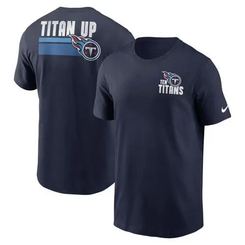 Nike Tennessee Titans Blitz Essential T-shirt - Navy