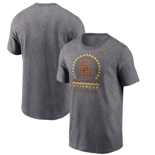 Nike San Diego Padres Sun Hometown T-shirt - Gray