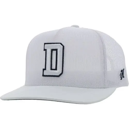 HOOEY Dallas Cowboys All Mesh Trucker Adjustable Hat - White