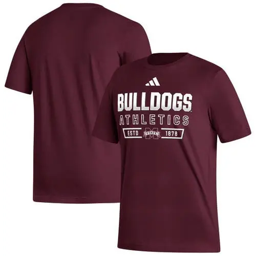 Adidas Mississippi State Bulldogs Head Of Class Fresh T-shirt - Maroon