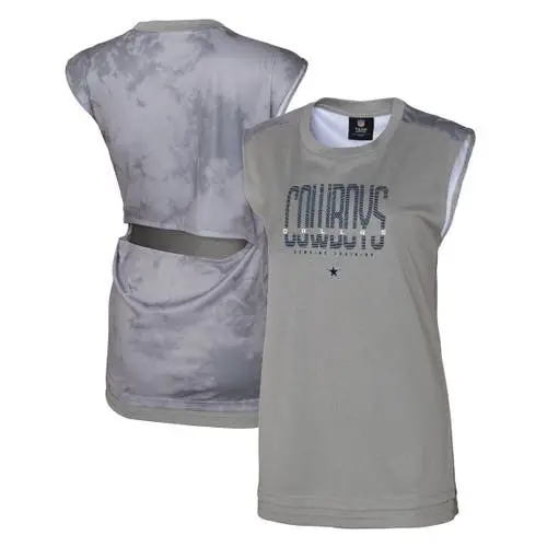 OUTERSTUFF Dallas Cowboys No Sweat Tank Top - Gray