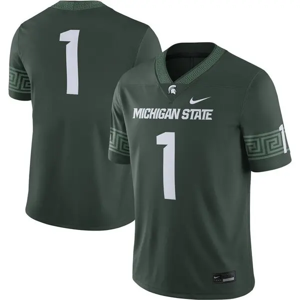 Nike 1 Michigan State Spartans Football Game Jersey - Green