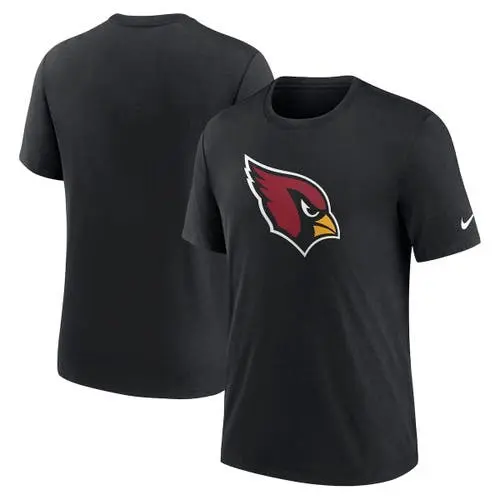 Nike Arizona Cardinals Rewind Logo Tri-blend T-shirt - Black