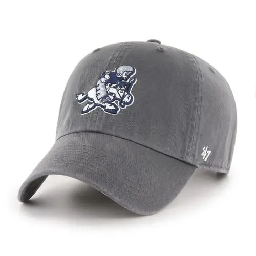 '47 Dallas Cowboys Retro Joe Ii Clean Up Adjustable Cap - Charcoal