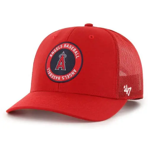 '47 Los Angeles Angels Unveil Trucker Adjustable Hat - Red