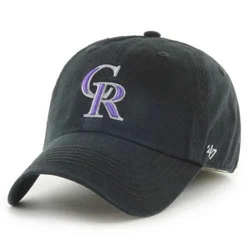 '47 Colorado Rockies Franchise Logo Fitted Hat - Black