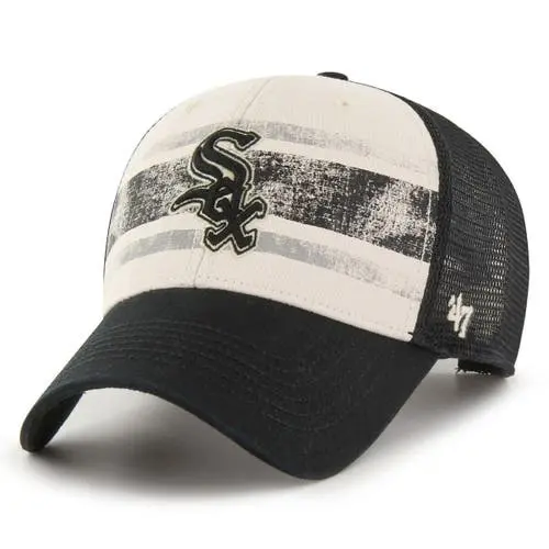 '47 Chicago White Sox Breakout Mvp Trucker Adjustable Hat - Black