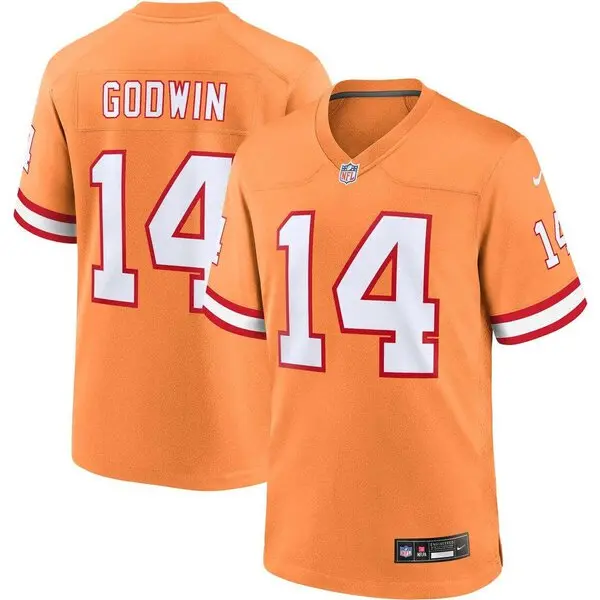 Nike Chris Godwin Tampa Bay Buccaneers Throwback Game Jersey - Orange