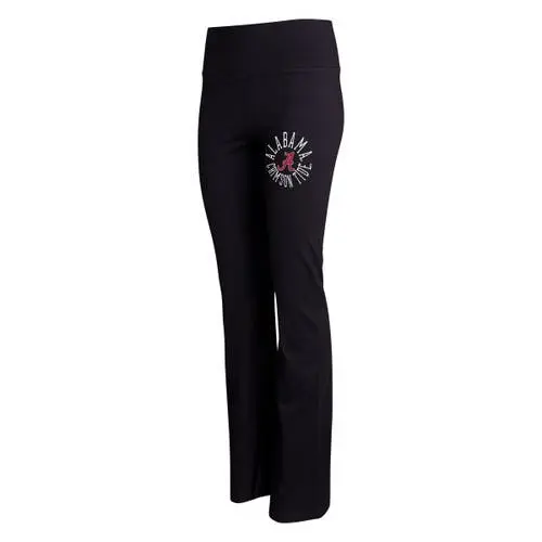 CONCEPTS SPORT Alabama Crimson Tide Enclave Tri-blend Flared Leggings - Black