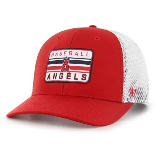 '47 Los Angeles Angels Drifter Trucker Adjustable Hat - Red