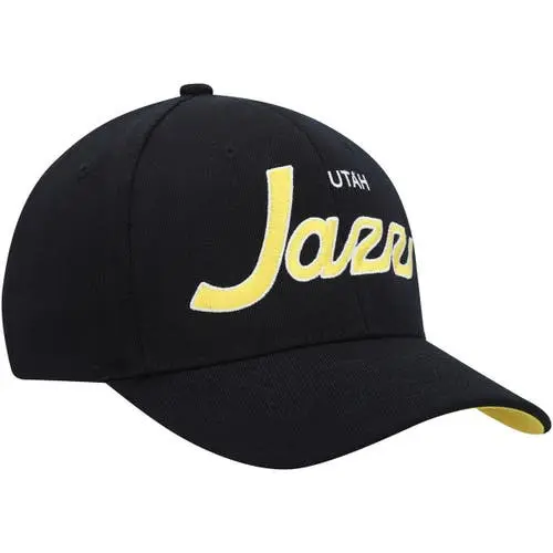 Mitchell & Ness Utah Jazz Mvp Team Script 2.0 Stretch Snapback Hat
