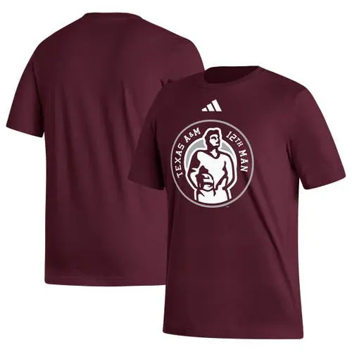 Adidas Texas A&m Aggies Sideline Strategy Fresh T-shirt - Maroon