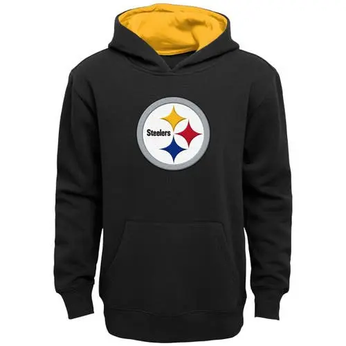 OUTERSTUFF Preschool Pittsburgh Steelers Prime Pullover Hoodie - Black