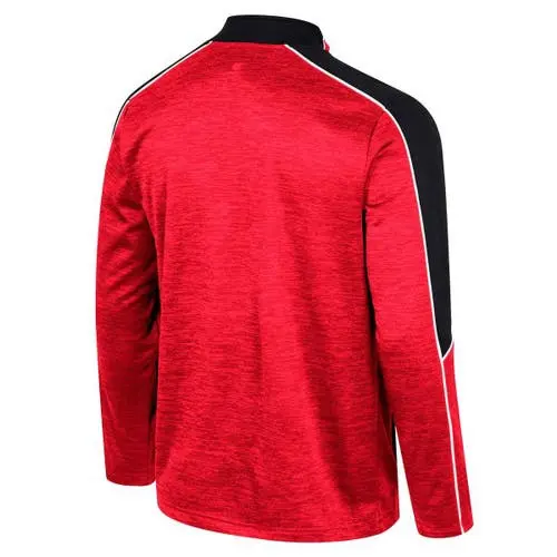 COLOSSEUM Nebraska Huskers Marled Half-zip Jacket