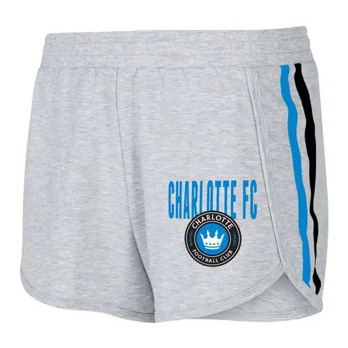 CONCEPTS SPORT Charlotte Fc Tri-blend French Terry Shorts - Gray