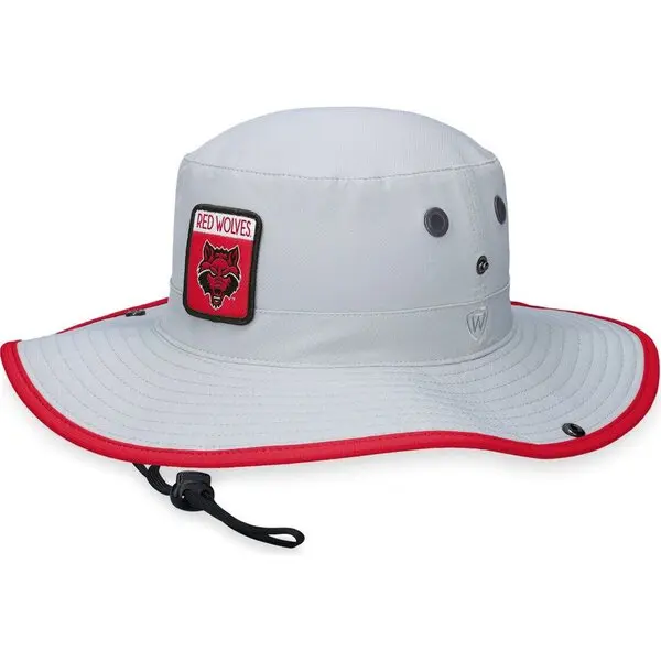 Top Of The World Arkansas Razorbacks Steady Bucket Hat - Gray