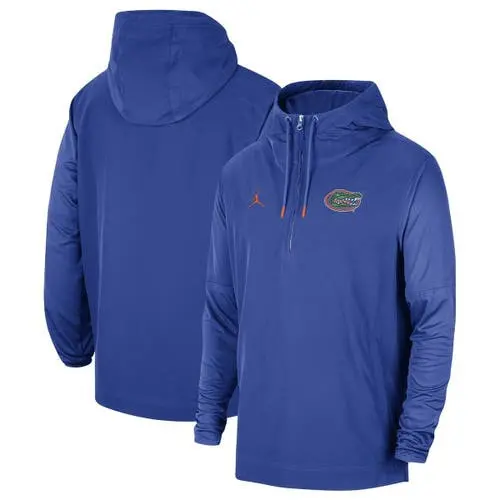 JORDAN BRAND Florida Gators Player Half-zip Jacket - Royal