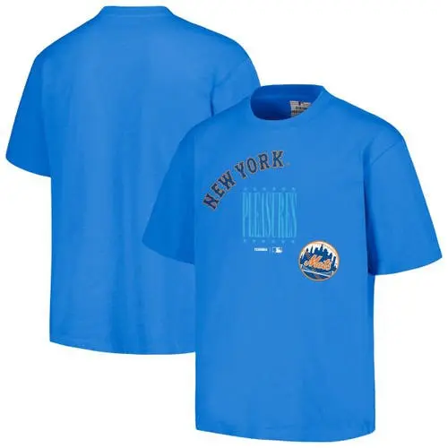 PLEASURES New York Mets Repurpose T-shirt - Royal