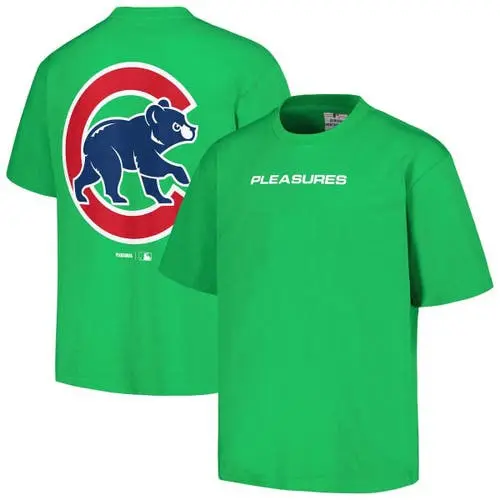 PLEASURES Chicago Cubs Ballpark T-shirt - Green
