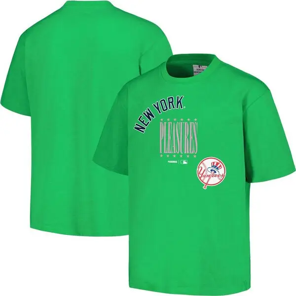 PLEASURES New York Yankees Repurpose T-shirt - Green