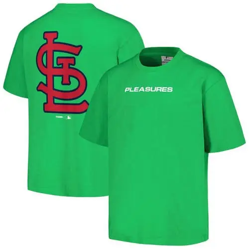 PLEASURES St. Louis Cardinals Ballpark T-shirt - Green
