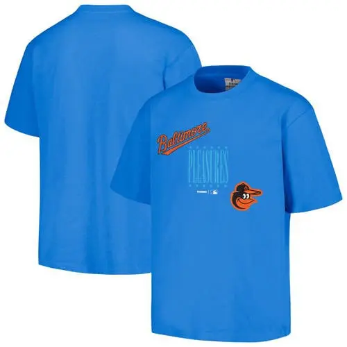 PLEASURES Baltimore Orioles Repurpose T-shirt - Blue