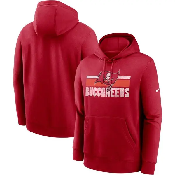 Nike Tampa Bay Buccaneers Club Fleece Pullover Hoodie - Red