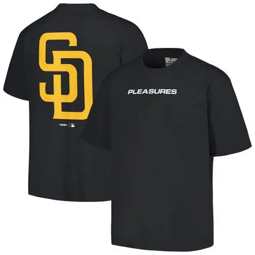 PLEASURES San Diego Padres Ballpark T-shirt - Black