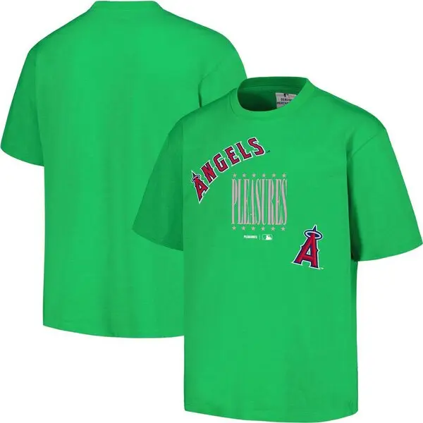 PLEASURES Los Angeles Angels Repurpose T-shirt - Green