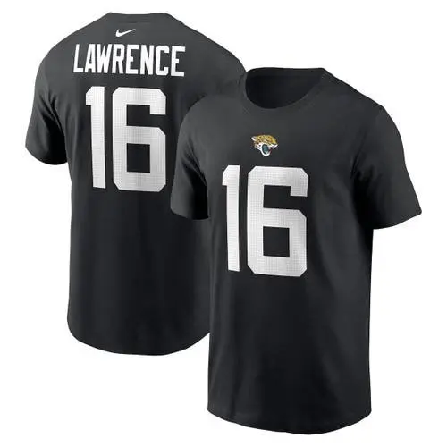 Nike Trevor Lawrence Jacksonville Jaguars Player Name & Number T-shirt - Black