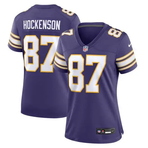Nike T.j. Hockenson Minnesota Vikings Player Jersey - Purple